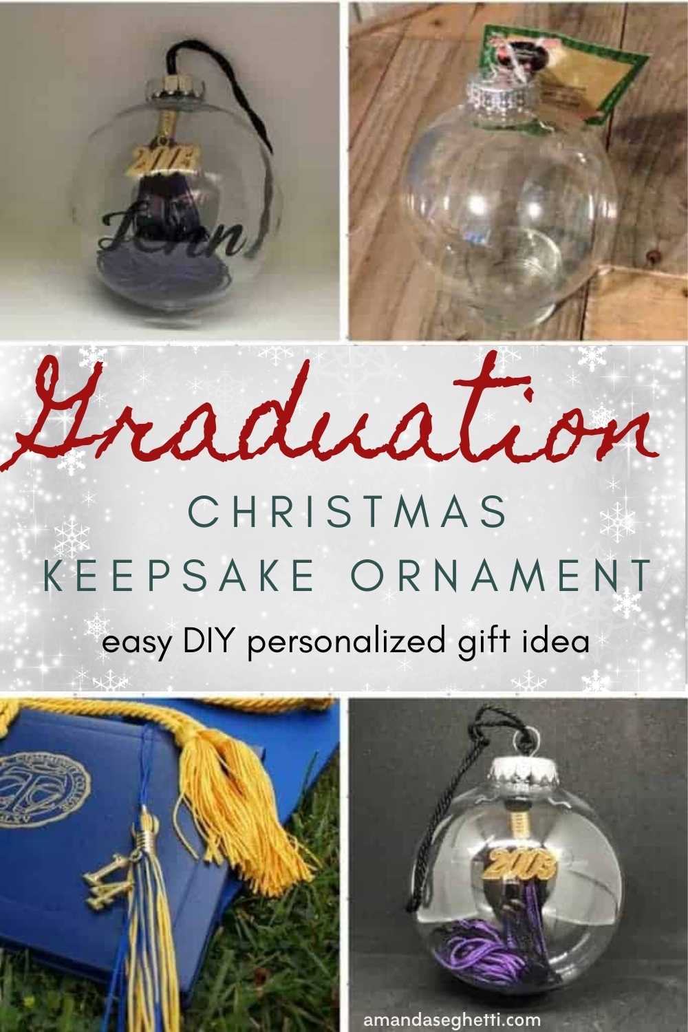 Graduate Christmas Ornament- A Quick & Easy Memento