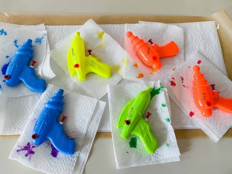 Water Gun Painting | Fun Outdoor Activity for Kids - Amanda Seghetti