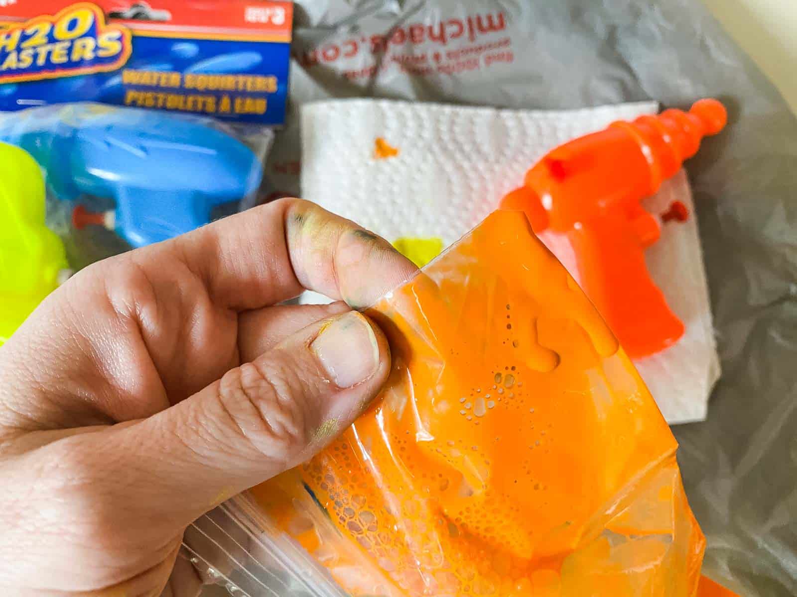 Water Gun Painting | Fun Outdoor Activity for Kids - Amanda Seghetti
